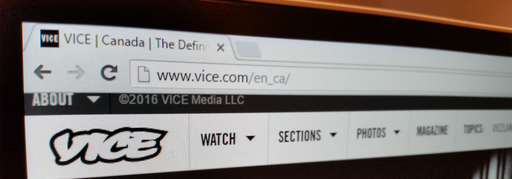 Vice magazine, production orders and press freedom